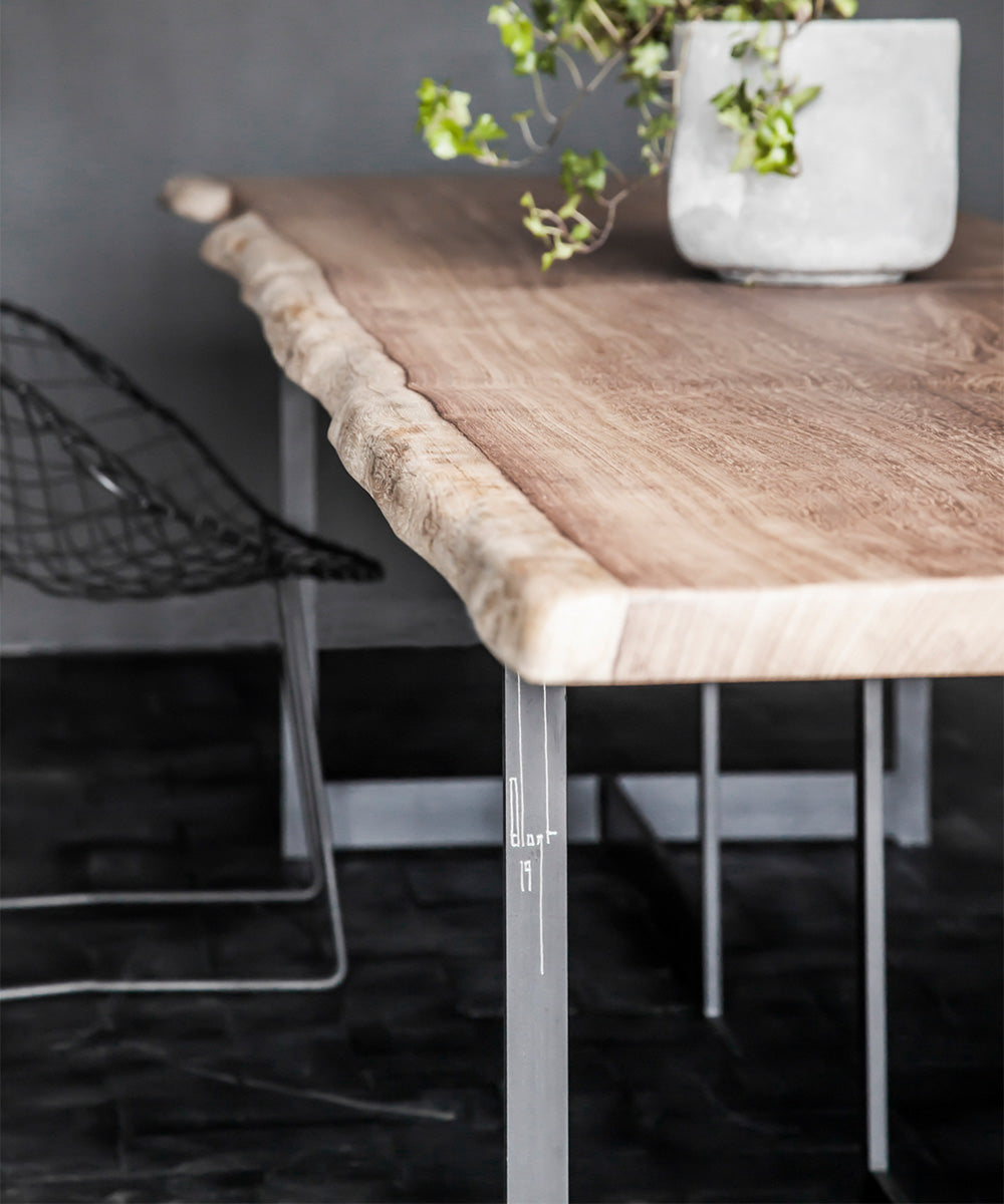 Switch Dining Table in Metal and Wood - Modular Design | Blunt France