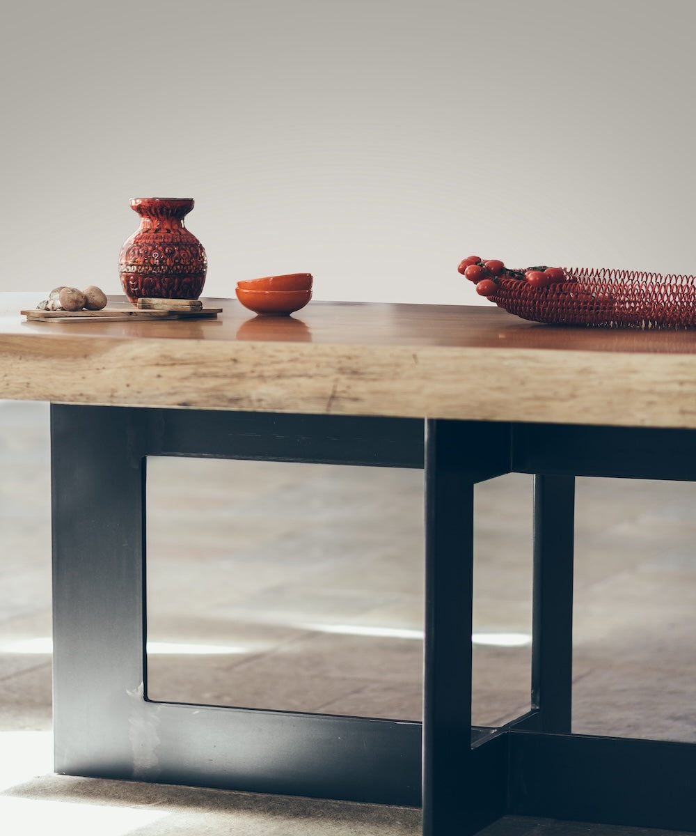 Cenitz Solid Wood Dining Table - Sleek and Elegant Design | Blunt France